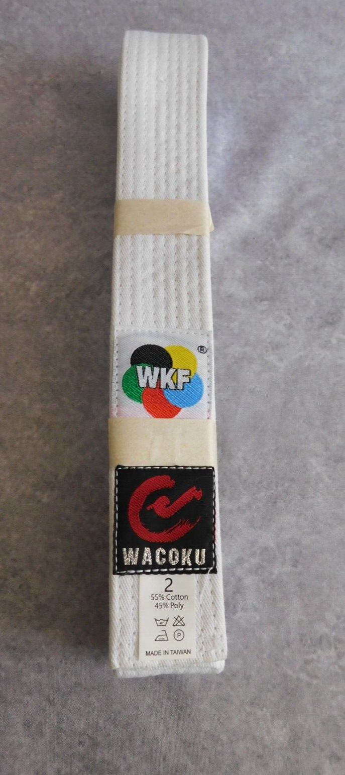 New! WACOKU Martial Arts Blue Belt WKF Approved Size 2 | eBay