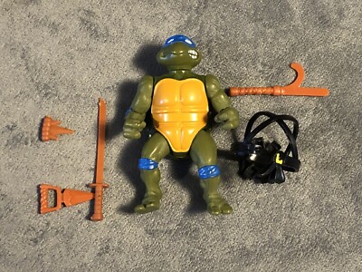 Vintage TMNT 1988 LEONARDO W/Accessories Teenage Mutant Ninja Turtles ...