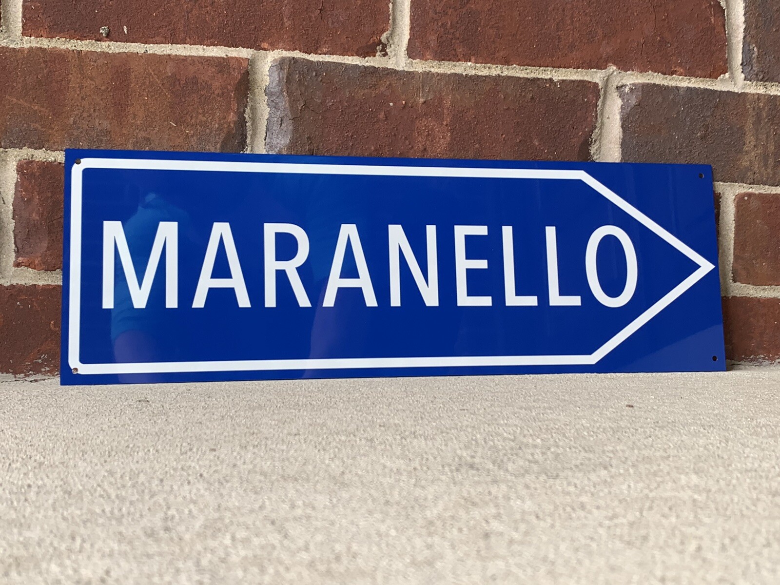 MARANELLO Italian racing garage sign Road STREET Sign | eBay