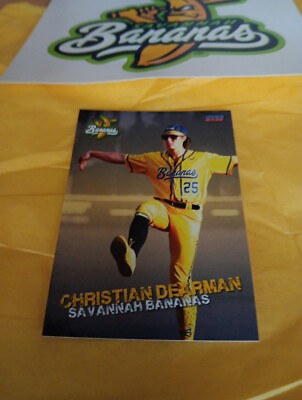 Christian Dearman #20 2023 CHOICE BASEBALL CARD SAVANNAH BANANAS FREE ...