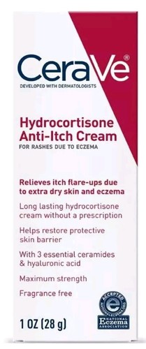 CeraVe Hydrocortisone Anti-Itch Cream 1 oz,Dry Skin & Eczema. 164 | eBay