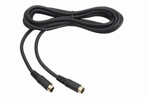 Cable S-Video Male/Male Gold plated Shielded Moulded plugs Black 5m ...