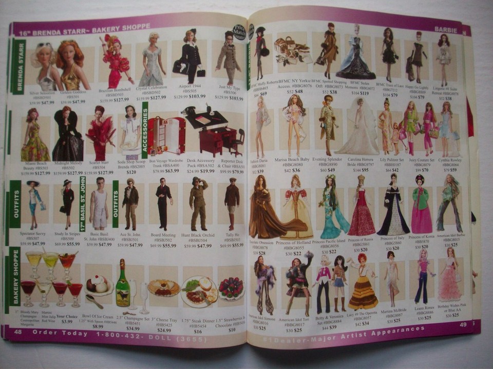 2005 Doll Market Catalog hundreds of dolls shown from major companies ...