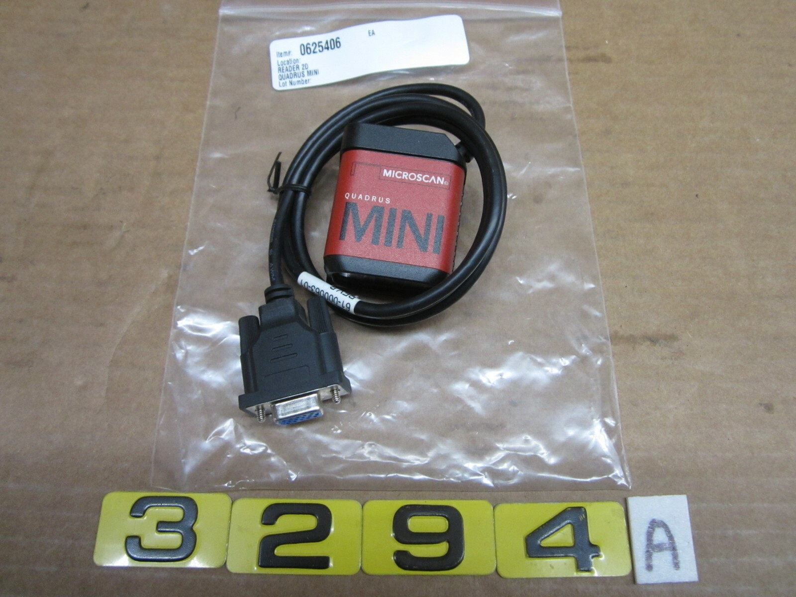 MICROSCAN QUADRUS MINI FIS-6300-0003G BARCODE READER | eBay