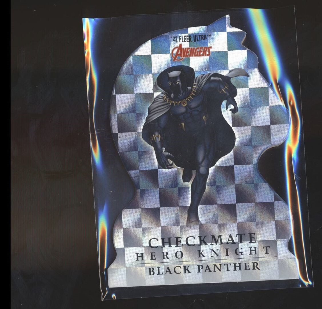 2022 FLEER ULTRA MARVEL AVENGERS CHECKMATE HERO KNIGHT BLACK PANTHER | eBay
