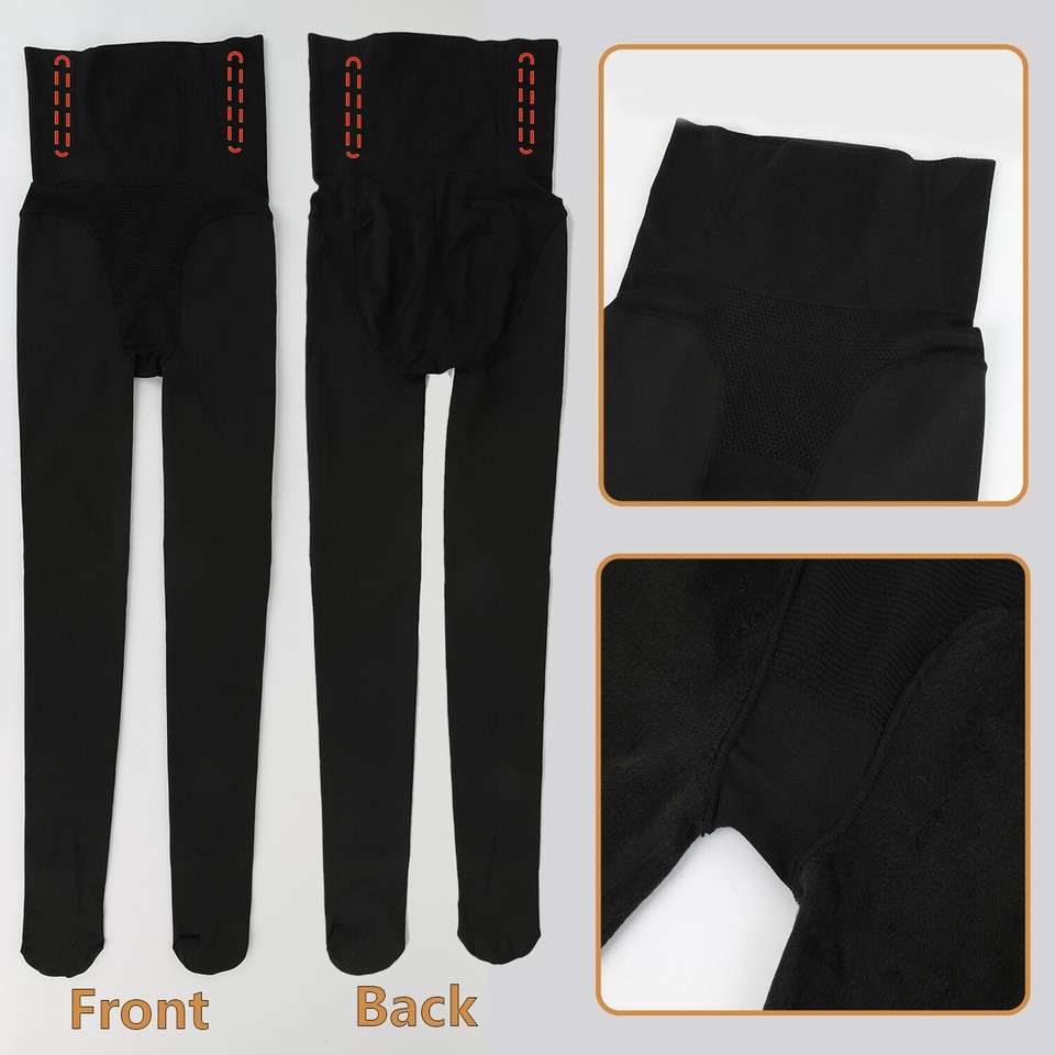 Womens High Waisted Pantyhose Tights Full Toe Panty Hose Stockings High ...