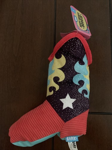 "Boot Scoot Boogie " Dog Toy Nashville Bark Box L 50+ Pounds New With ...