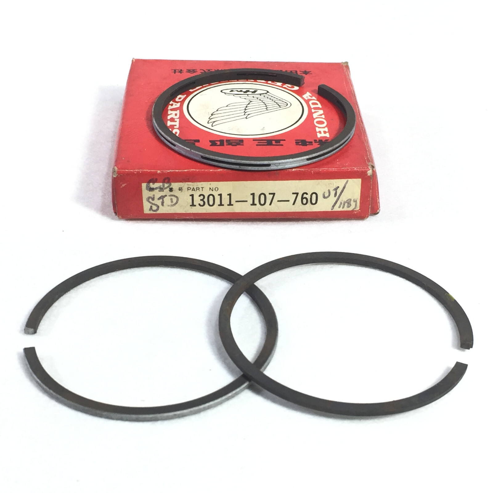 Genuine Honda CB100 CL100 SL100 XL100 Piston Rings STD NOS Japan 13011 ...
