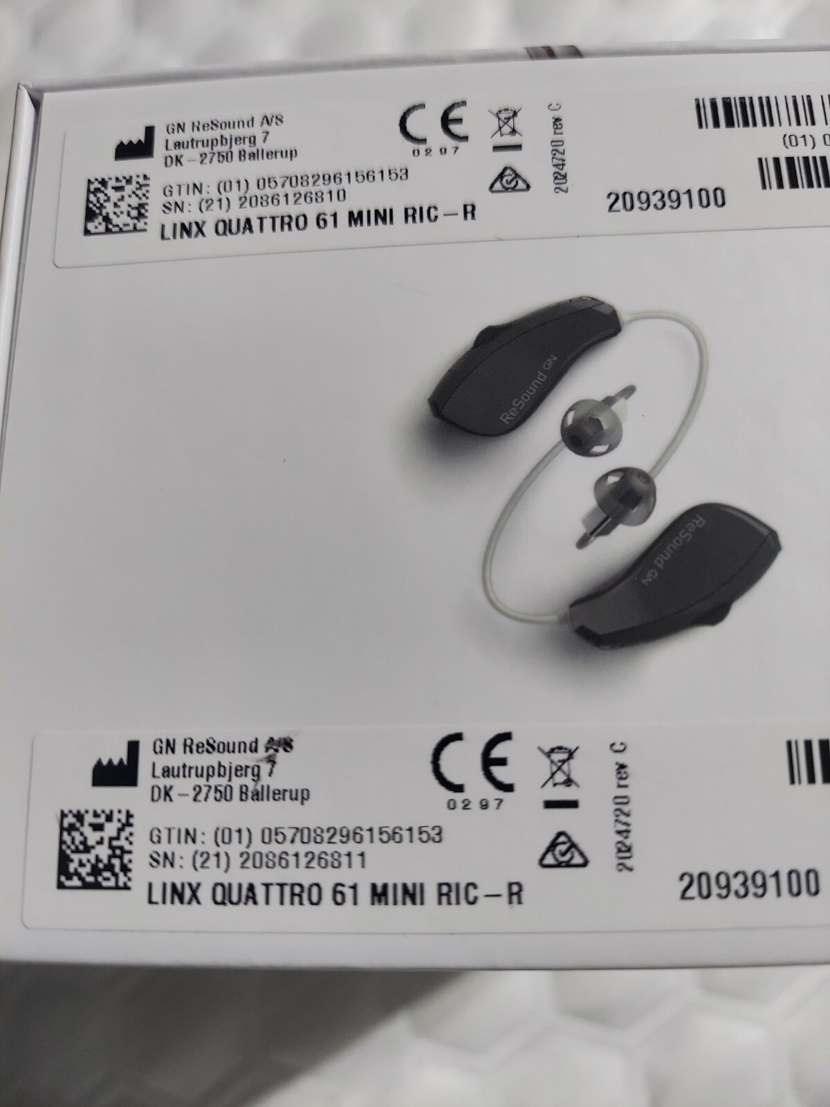 ReSound Linx Quattro 61 Mini RIC-R | eBay