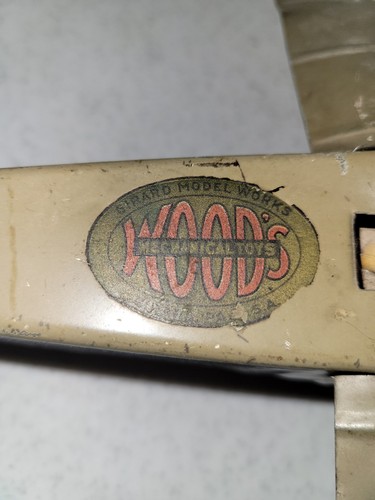 ANTIQUE GIRARD TOYS AIR MAIL TIN TOY AIRPLANE - 1920s | eBay