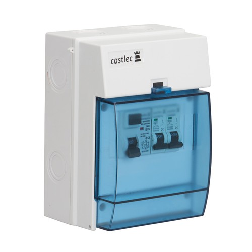 Castlec IP65 Garage Unit with 63A Type A RCD, 6A & 32A MCB's | eBay UK