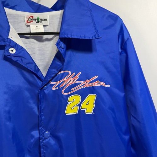 VINTAGE NASCAR Jeff Gordon #24 Windbreaker Jacket Men’s Oversized Size ...