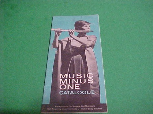VINTAGE MUSIC MINUS ONE CATALOG SELF TEACHING METHODS SING OR PLAY ...