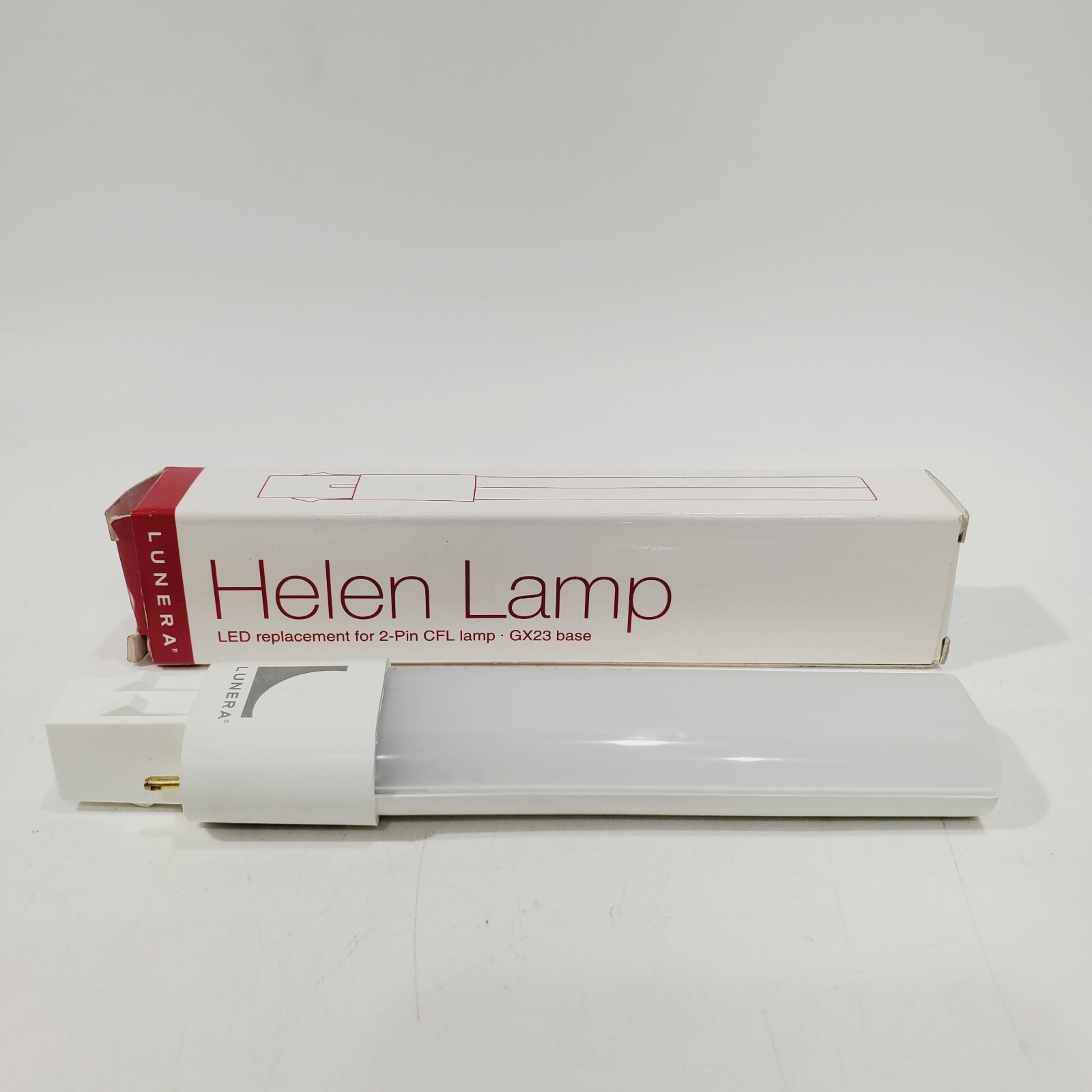 Lunera Gx23 2 Pin Horizontal CFL LED Dimmable Light Bulb 5w 580 Lumen ...