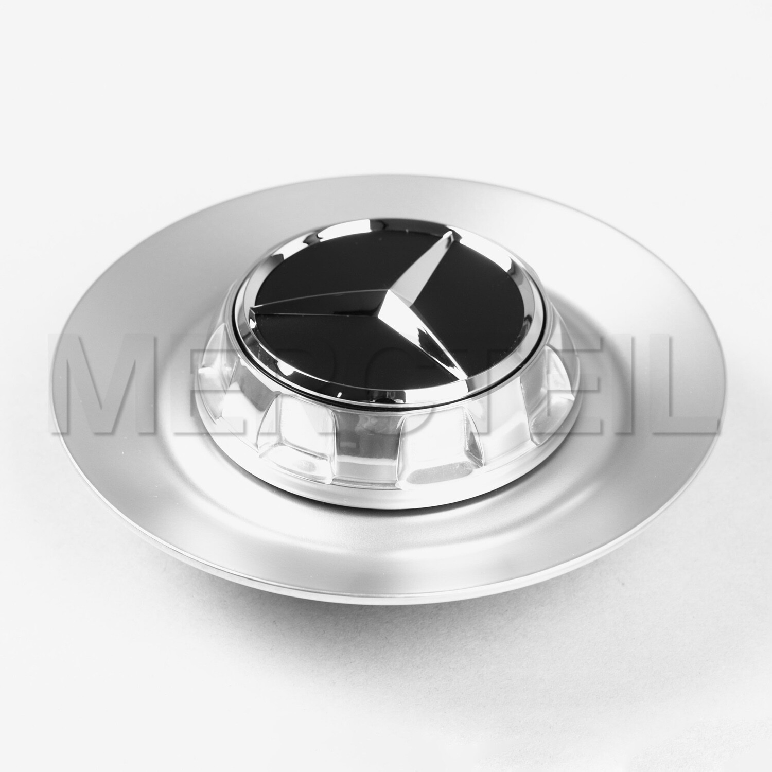 MERCEDES C63 AMG W205 Center Chrome Cap Wheel Hub Cover A0004001100 Set ...