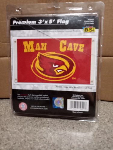 Iowa State Cyclones 3' x 5' Flag (Man Cave) NCAA Licensed New In ...