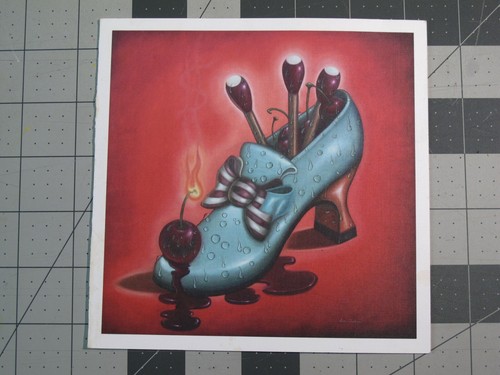 vtg 2008 Sean Christopher @ Corey Helford art show flyer card SUR4 ...