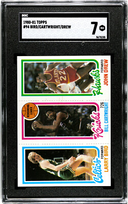 1980-81 Topps Basketball - Larry Bird Cartwright Drew Rookie RC #94 SGC ...