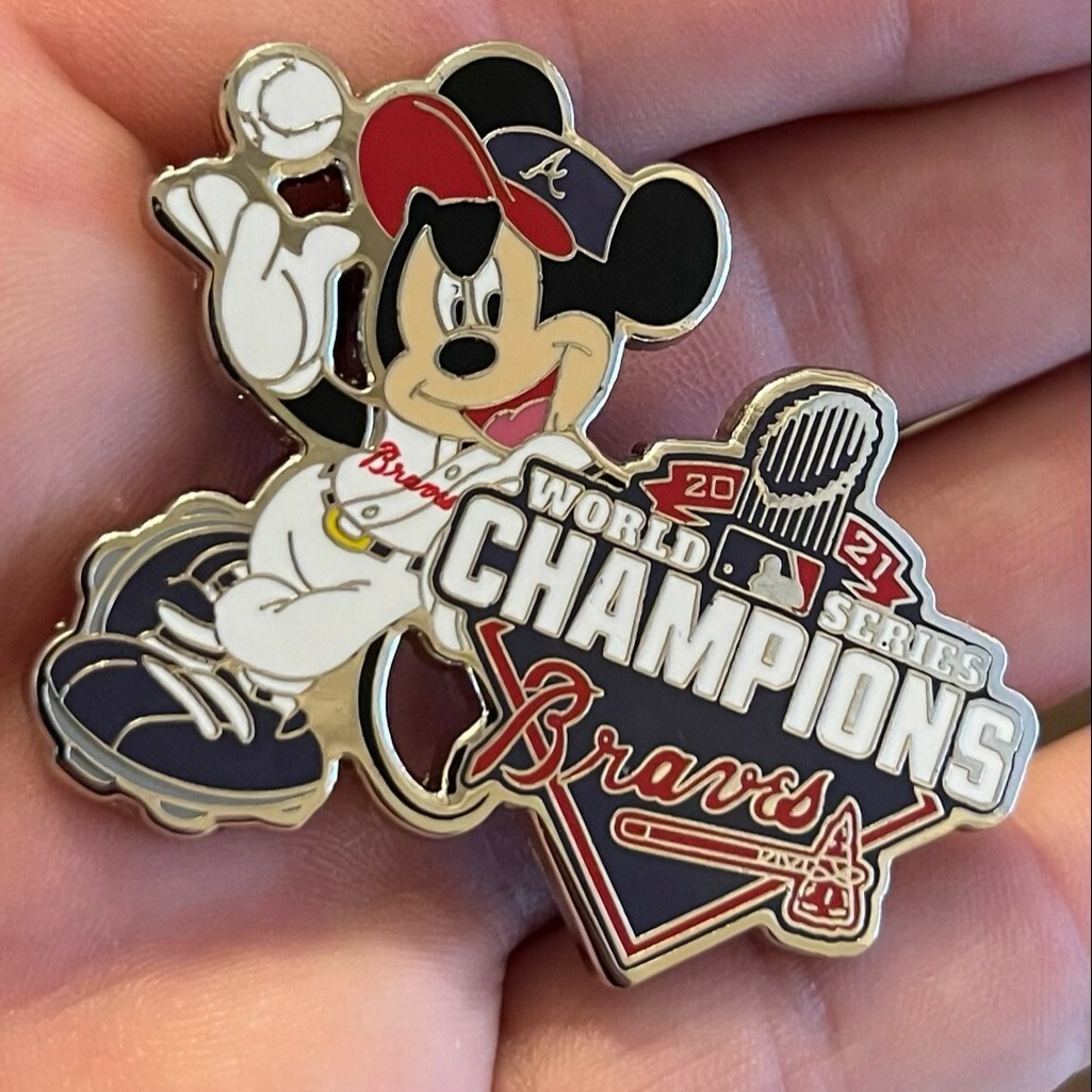Disney/Mickey Mouse-Atlanta Braves 2021 World Series Trading Pin | eBay