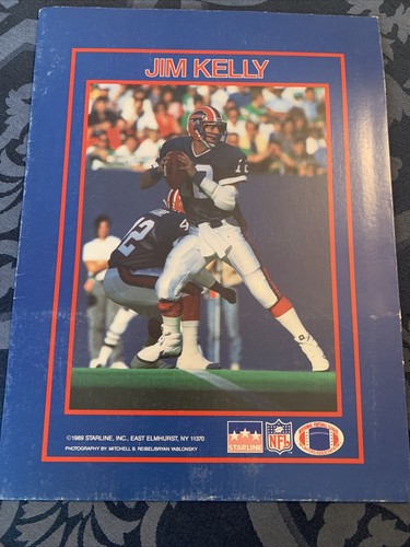 1989 Starline NFL Folder Jim Kelly | eBay
