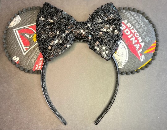 HANDMADE Mouse Ears-Arizona Cardinals/NFC West/NFL Team Mouse Ears | eBay