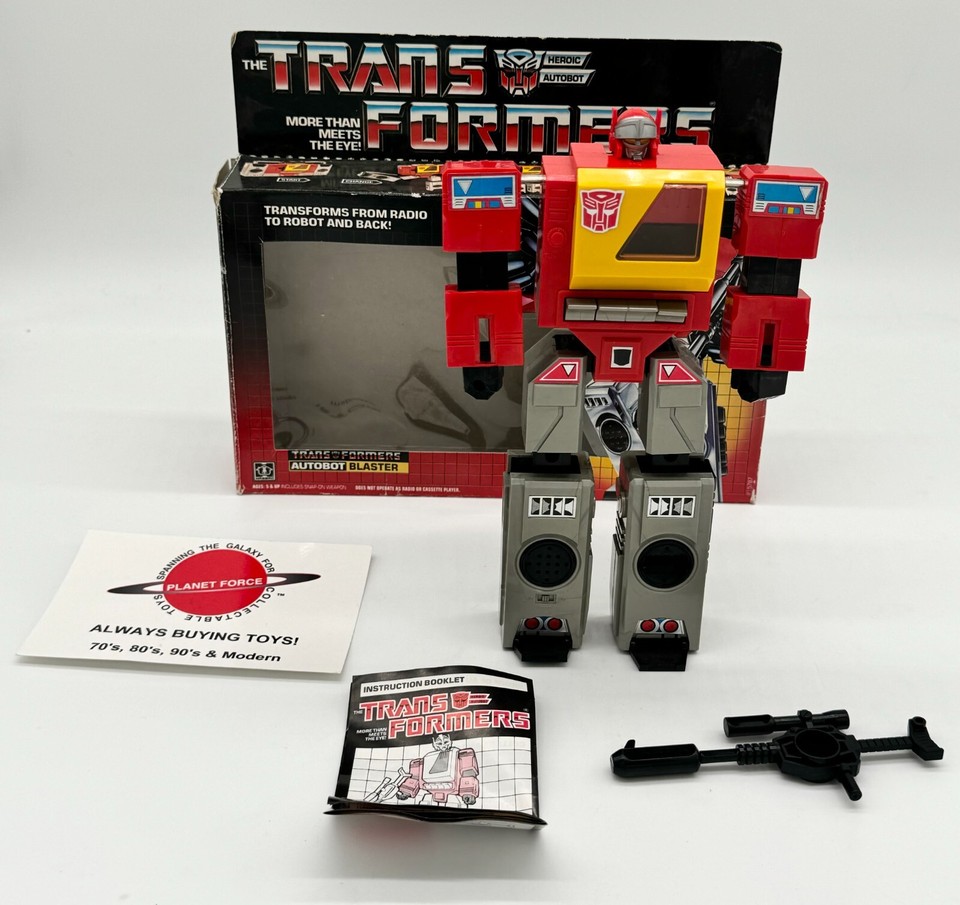 1985 Blaster w/ Box Complete G1 Transformers Figure | eBay