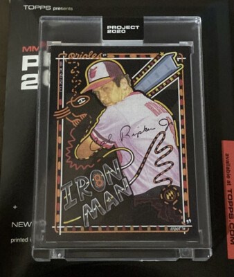 Topps PROJECT 2020 Card 173 With Box - 1982 Cal Ripken Jr by Efdot IN ...