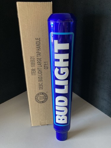 🔥New Bud Light Iconic Tall Metal Beer Tap Handle Bar Kegerator Lot ...
