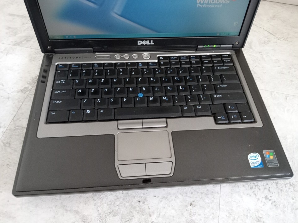 Dell D620 14" Laptop Intel Core 2 Duo 2GB RAM 500GB Windows XP RS232 ...