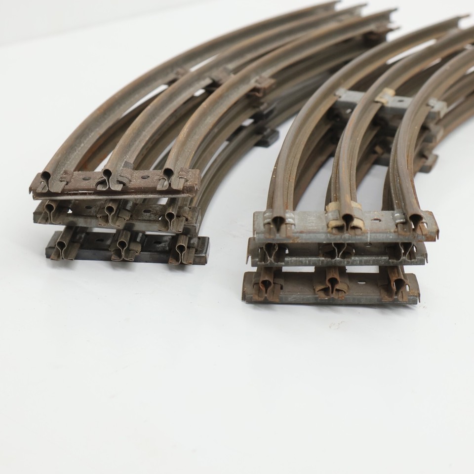 Vintage Lionel O O27 Gauge Scale Train Track Lot Half Circle 3 Rail ...