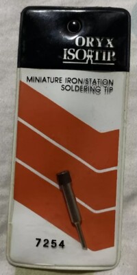 ORYX ISO TIP MINIATURE SOLDERING TIP 7254 NEW (k9) | eBay