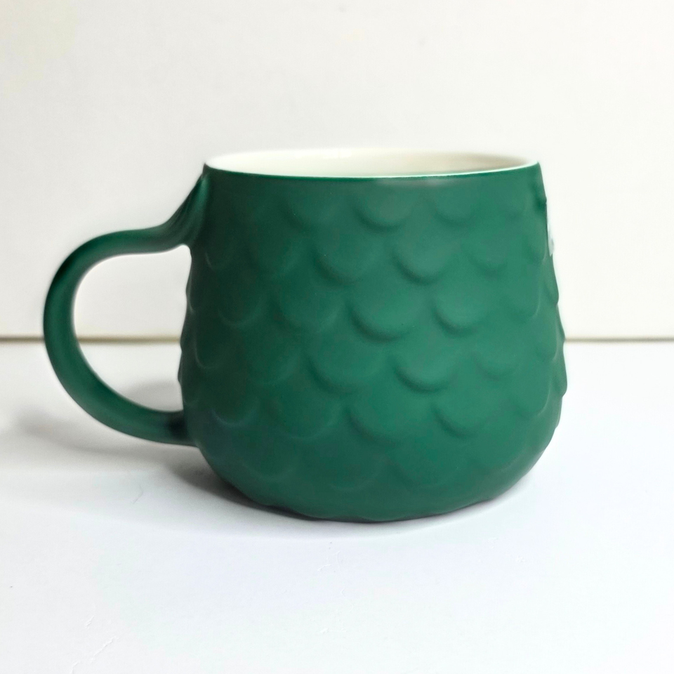 Starbucks Green Siren Scaled Mermaid Fish Tail Handle 2025 Mug - NEW | eBay