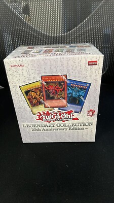 Yugioh Legendary Collection 25th Anniversary DISPLAY Box 5 Mini Boxes ...