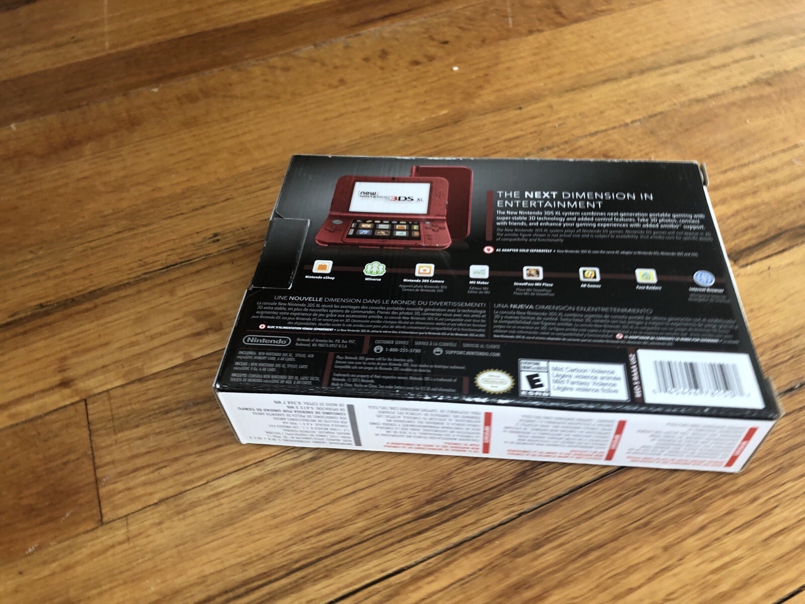 Nintendo 3DS XL Launch Edition Handheld Red Gaming System for sale ...