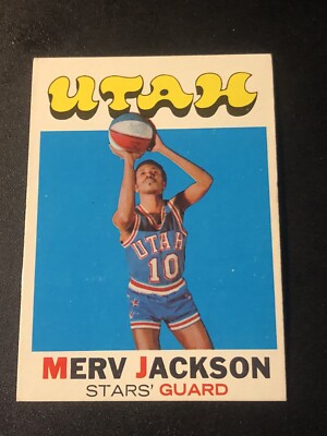 1971-72 Topps Mervin Jackson #154 Rookie RC EXMT | eBay