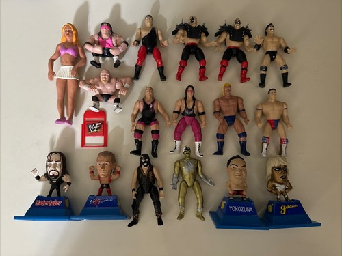 WWF Jakks Pacific Lot Of Small Loose Mini Micro Wrestlers Figures | eBay