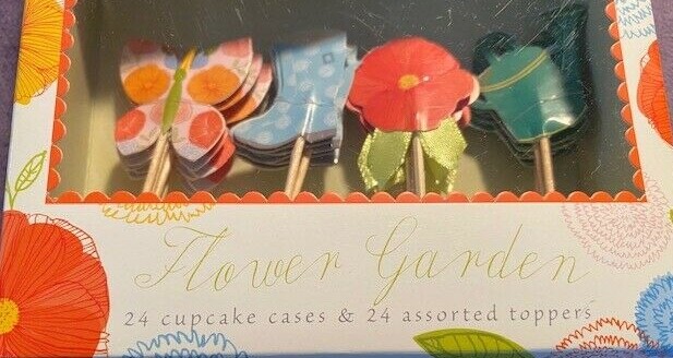 Qty FOUR (4) Cupcake Kits - 24 Cups 24 Cupcake Topper Picks Ea. Set x 4 ...