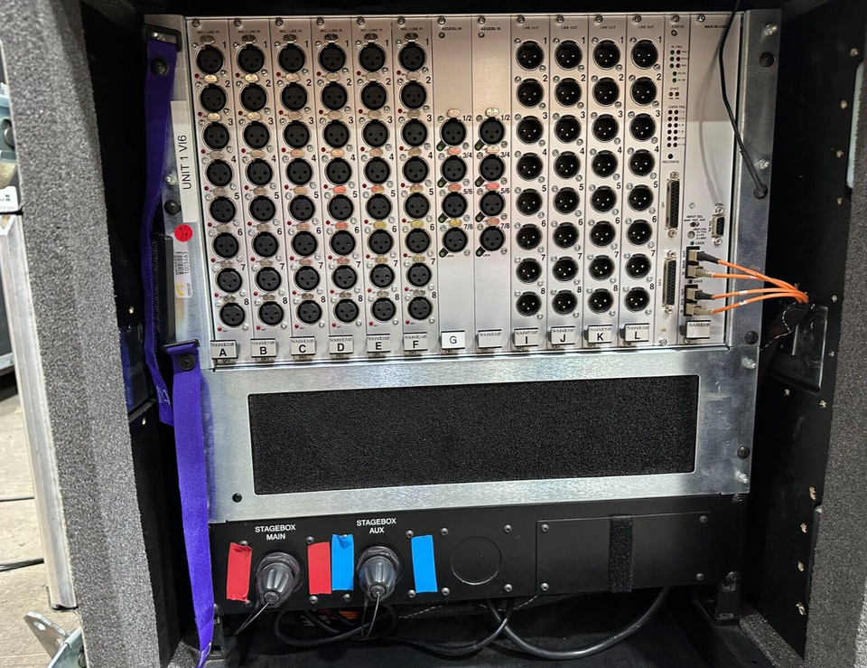 Soundcraft Vi6 Digital Console W/Stagebox and Case #7221 (One)THS | eBay