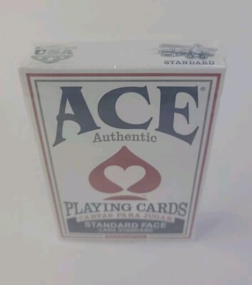 ACE authentic standard face playing cards. | eBay