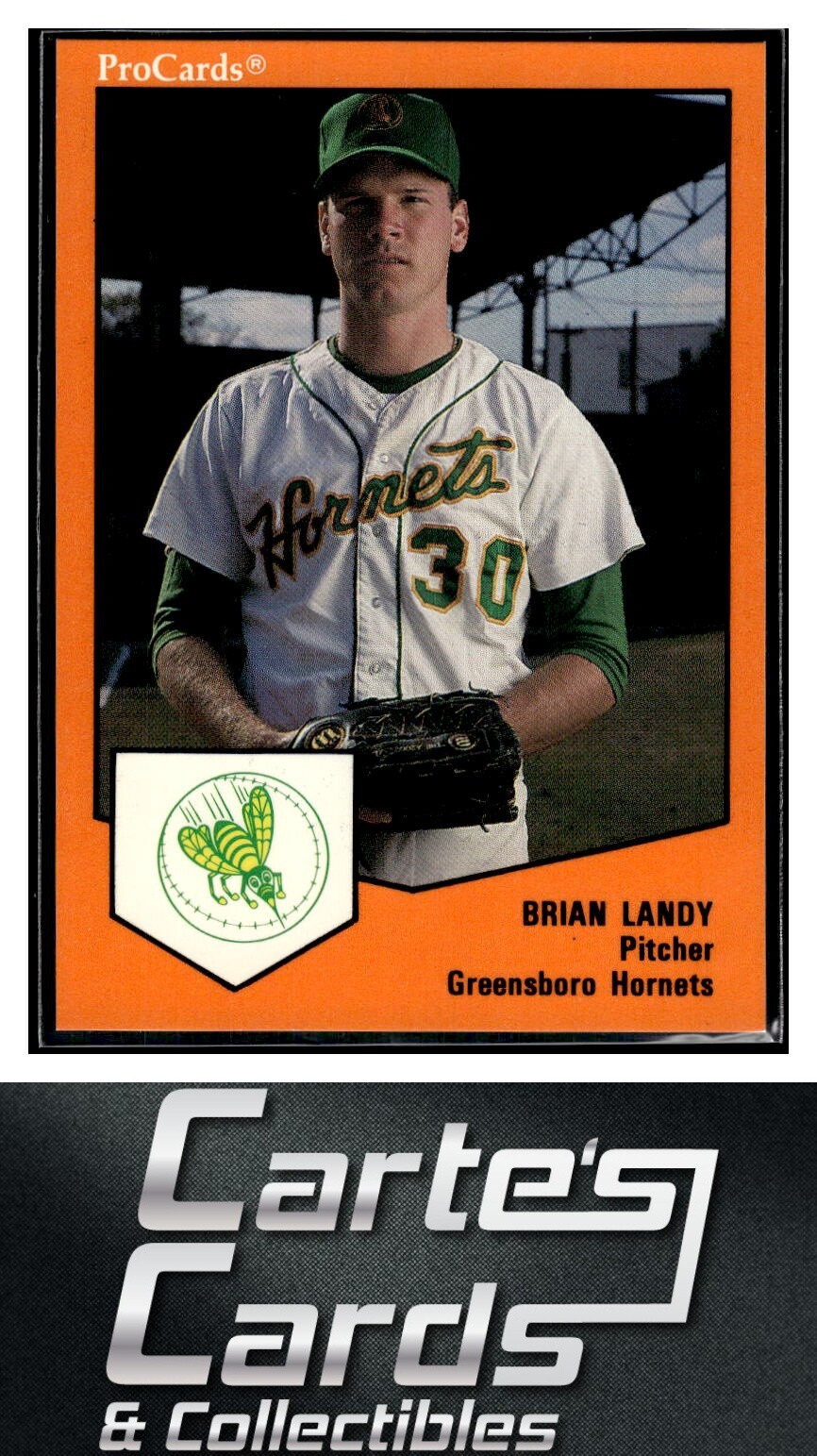 Brian Landy 1989 ProCards Greensboro Hornets #412 Cincinnati Reds | eBay