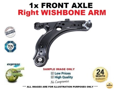Front Axle RIGHT WISHBONE Track Control ARM for VW GOLF 1.6 16V 2000 ...