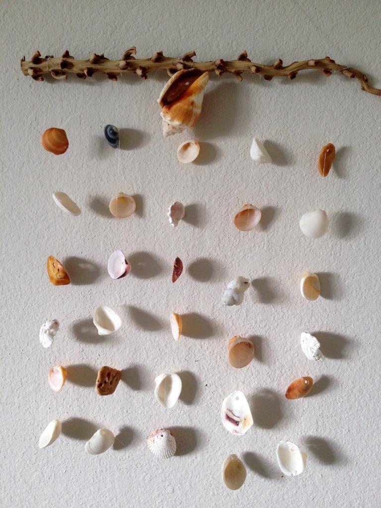Nautical Shells Wind Chimes (#4) Palm tree Wood Conch Shell Nautical ...
