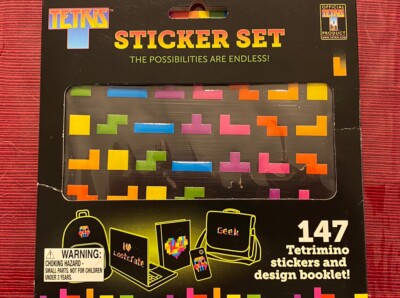 Tetris Sticker Set 2014 Tertrimono Loot Crate Exclusive New and never ...
