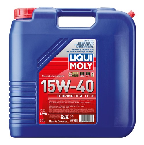 Liqui Moly Touring High Tech 15W-40 20L fits Lada Cevaro 2108, 2109 ...