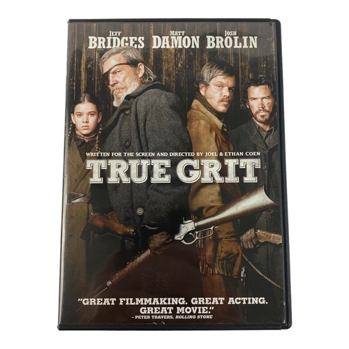 True Grit (DVD, 2010) Widescreen Action, Jeff Bridges, Matt Damon, Josh ...