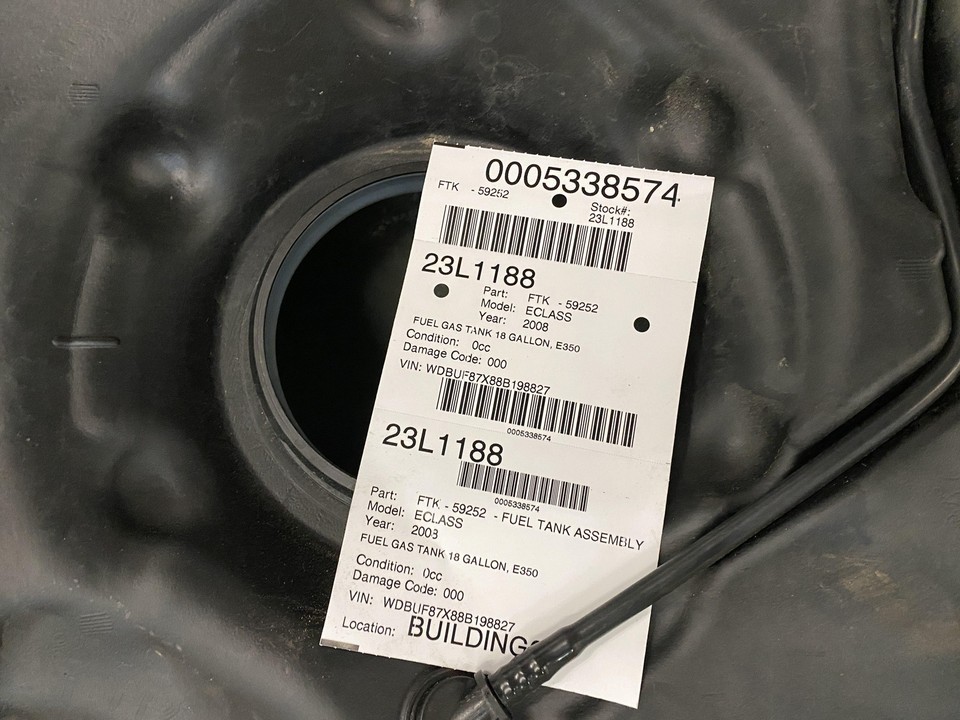 03-09 MERCEDES E350 FUEL GAS TANK 18 GALLON W/O PZEV | eBay