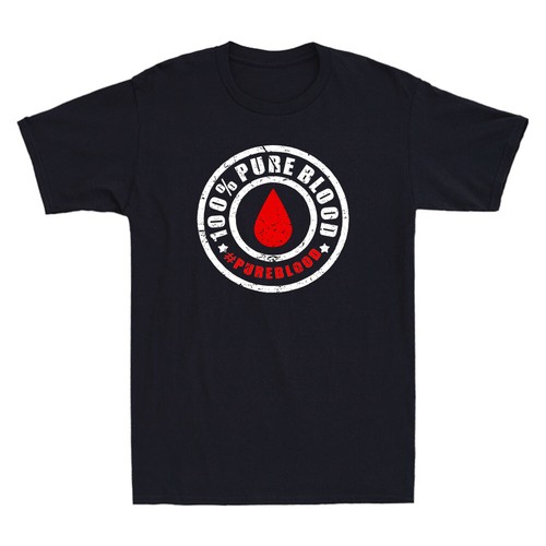 100% Pure Blood #Pureblood Funny Vaccine Saying Quote Gift Vintage Men ...