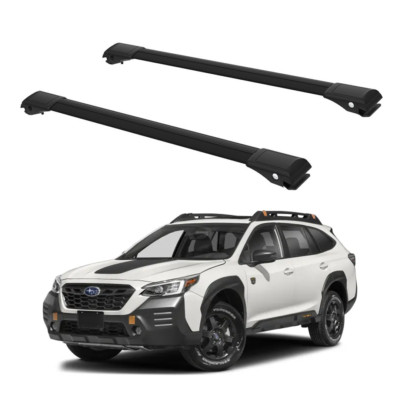 Fit Subaru Outback Wilderness 2022-2024 Roof Rack Cross Bars Black ...