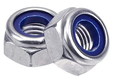 NYLOC NYLOCK NYLON LOCK NUTS TYPE T M6 M8 M10 M12 M16 DIN 985 BZP Zinc ...