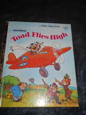 Collectible - Disney ~ Toad Flies High ~ Little Golden Book ~ Hardcover ...